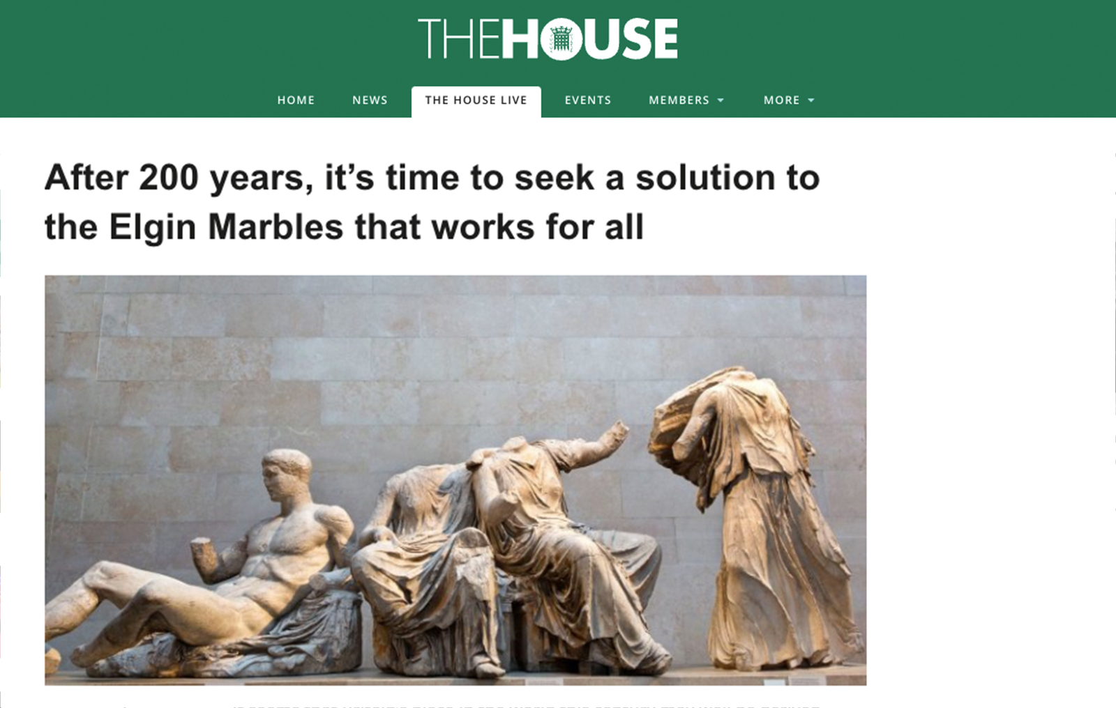 After 200 years, it’s time to seek a solution to the Elgin Marbles that ...