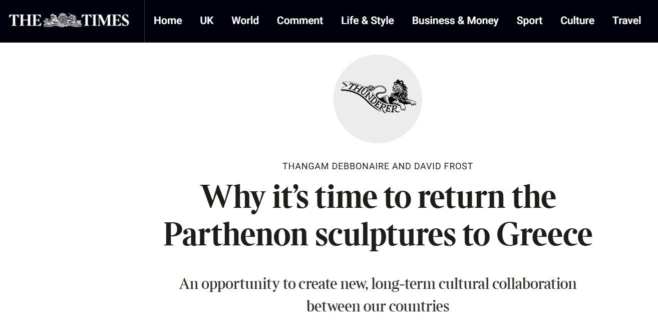Why it's time to return the Parthenon sculptures to Greece | Parthenon ...